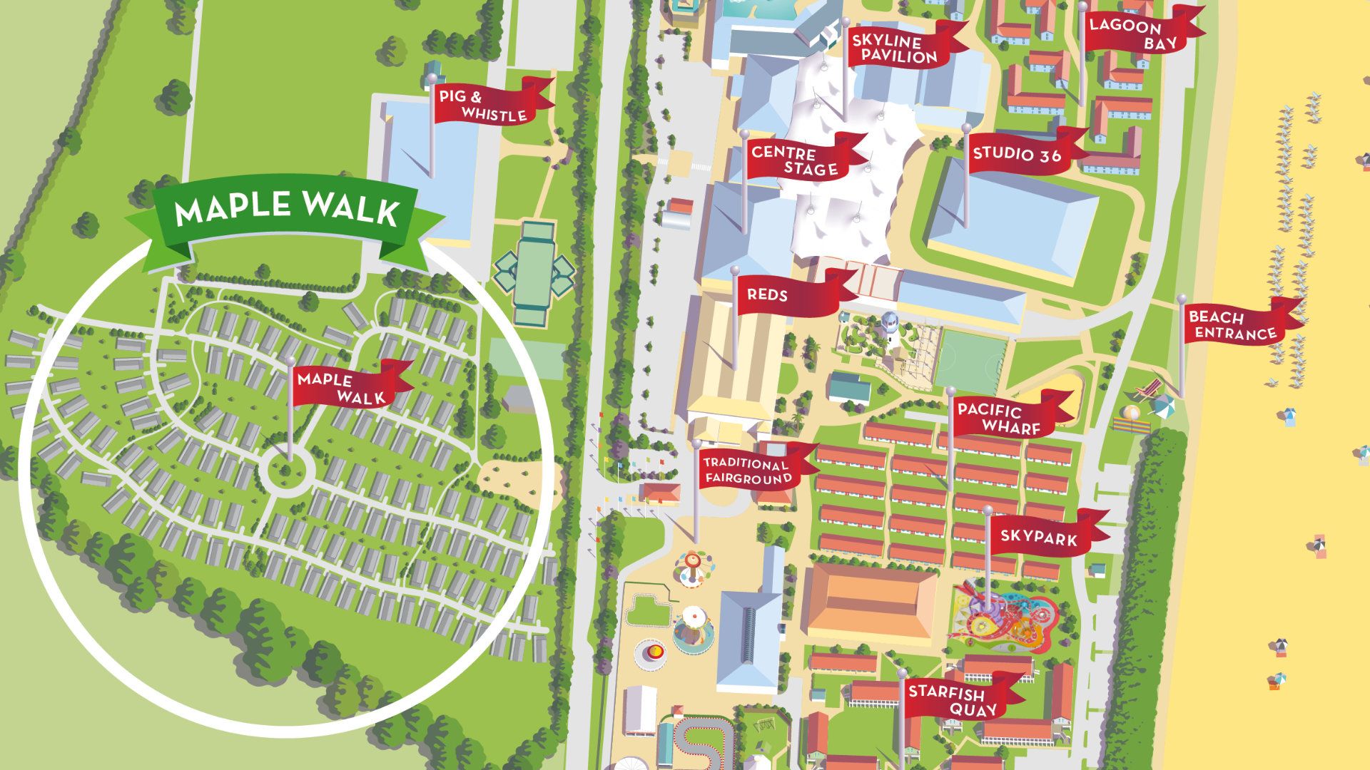 Maple Walk Premium Lodges in Skegness | Butlin's