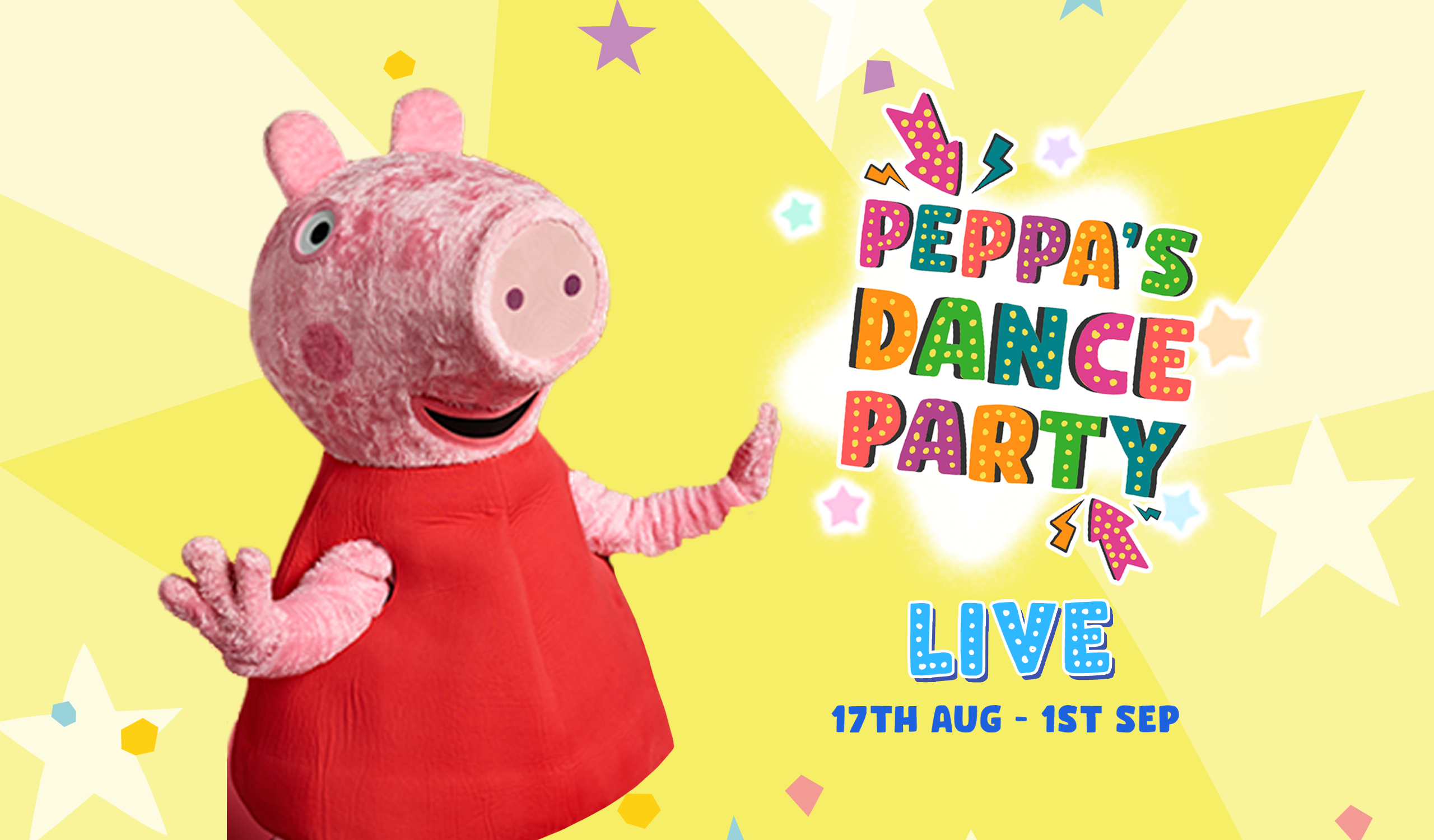 Peppa Pig's Dance Party is Coming to Butlin's Resorts this Summer