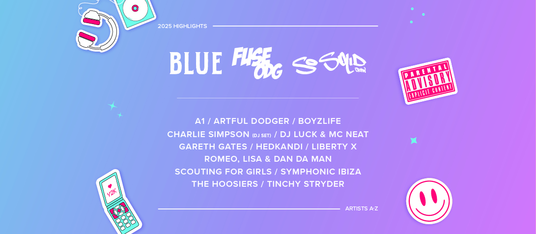 Our Weekends - Back to the 2000s | Butlin's Big Weekenders