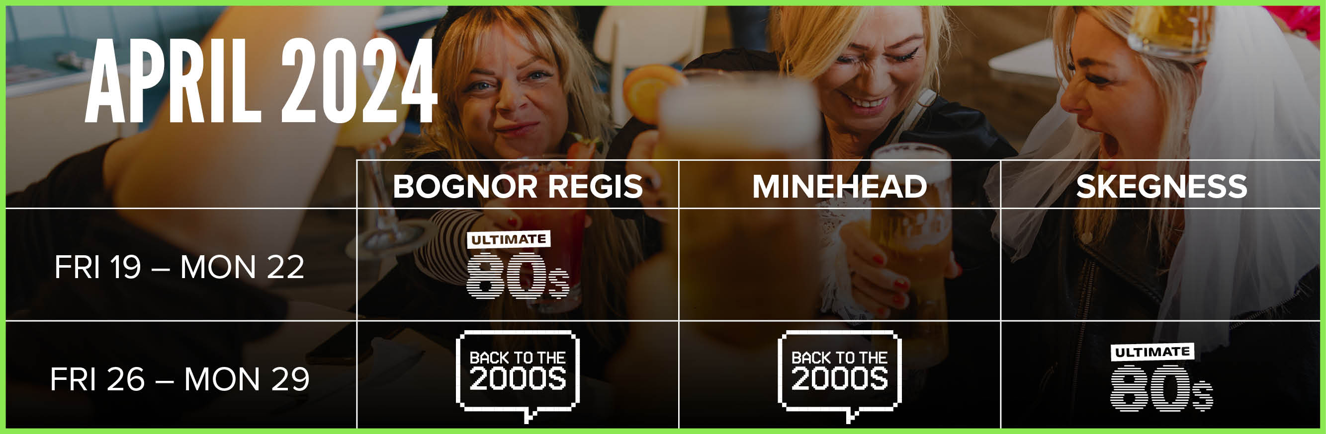 Our Weekends | Butlin's Big Weekenders