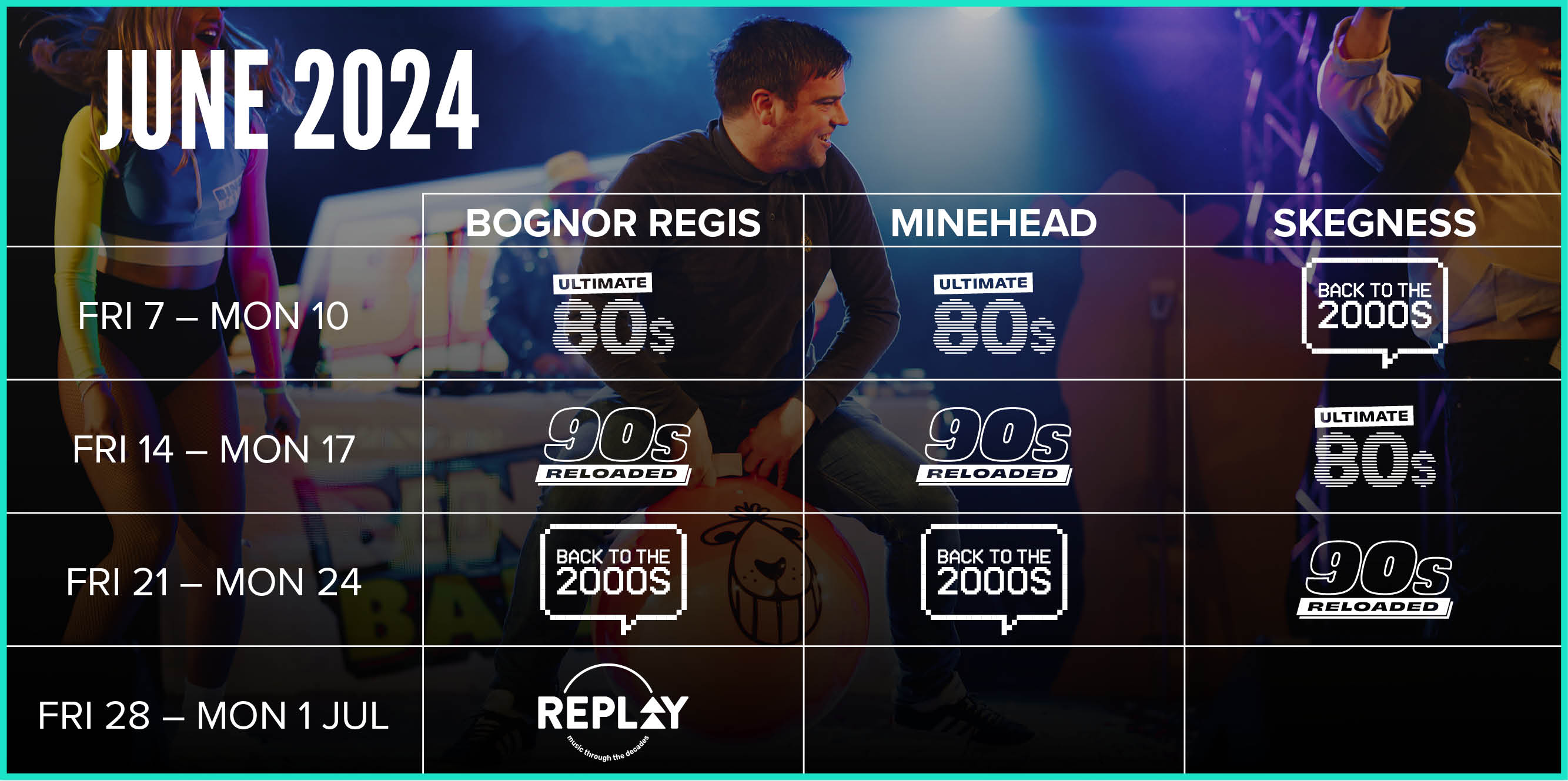 Our Weekends | Butlin's Big Weekenders