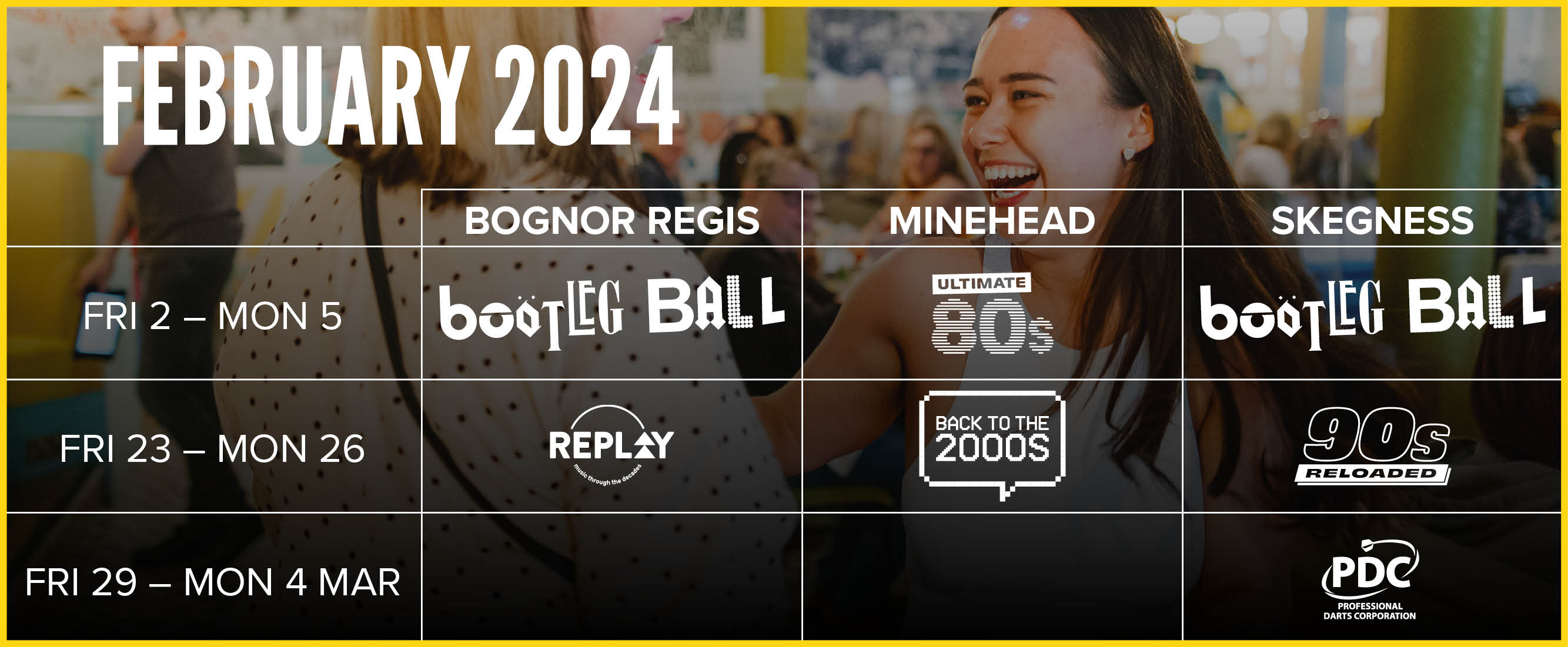 Our Weekends | Butlin's Big Weekenders