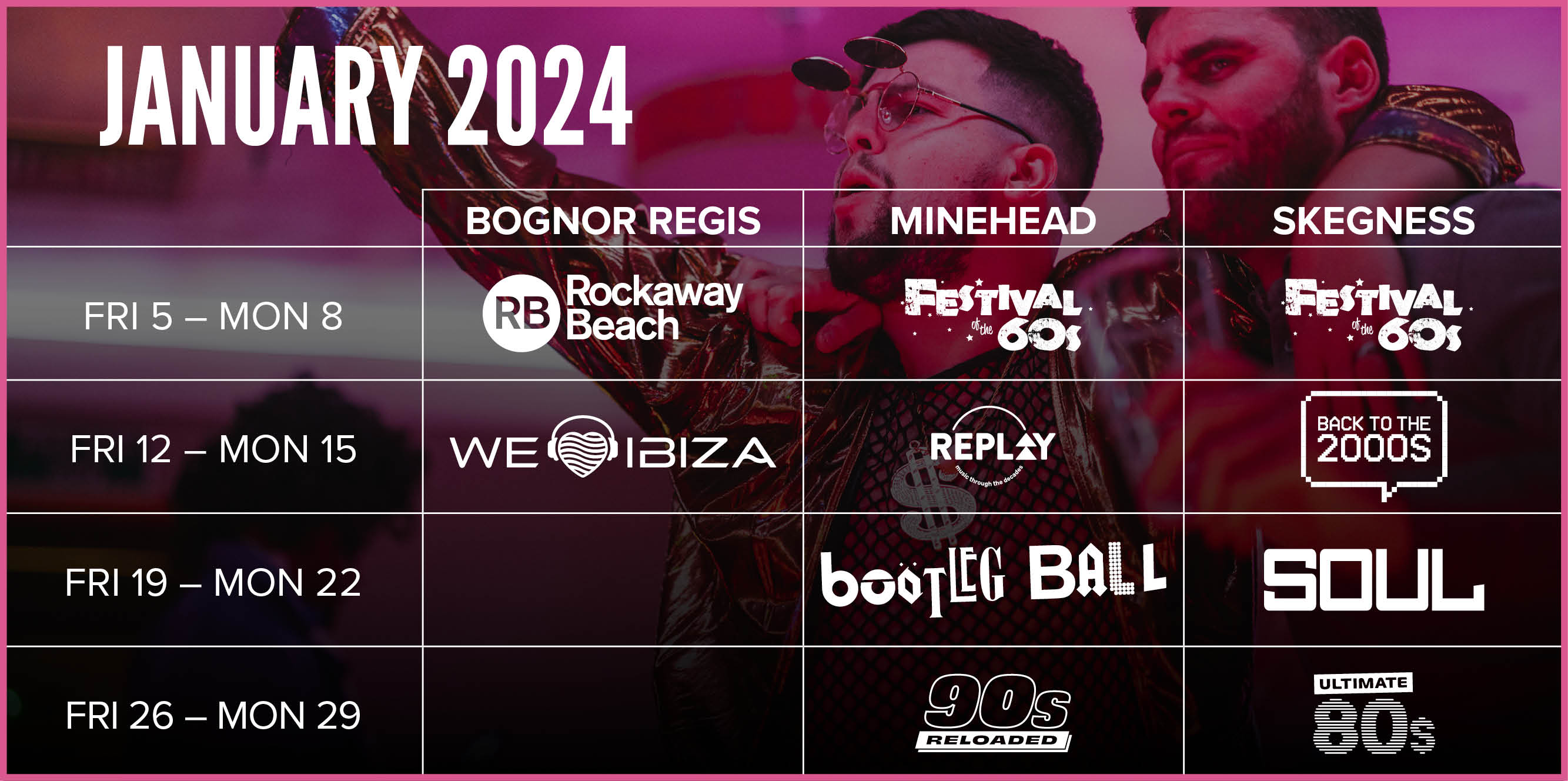 Our Weekends | Butlin's Big Weekenders